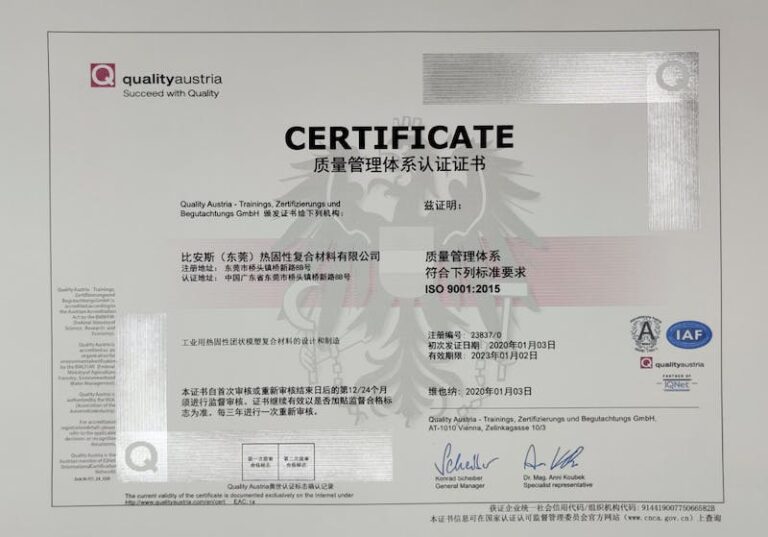 Certification – EMEI Group